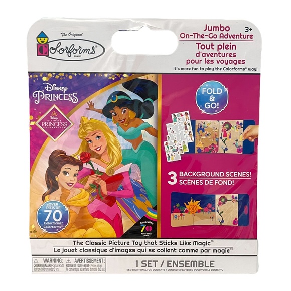 Colorforms | Toys | 525 Sale Colorforms Disney Princess Jumbo Onthego ...